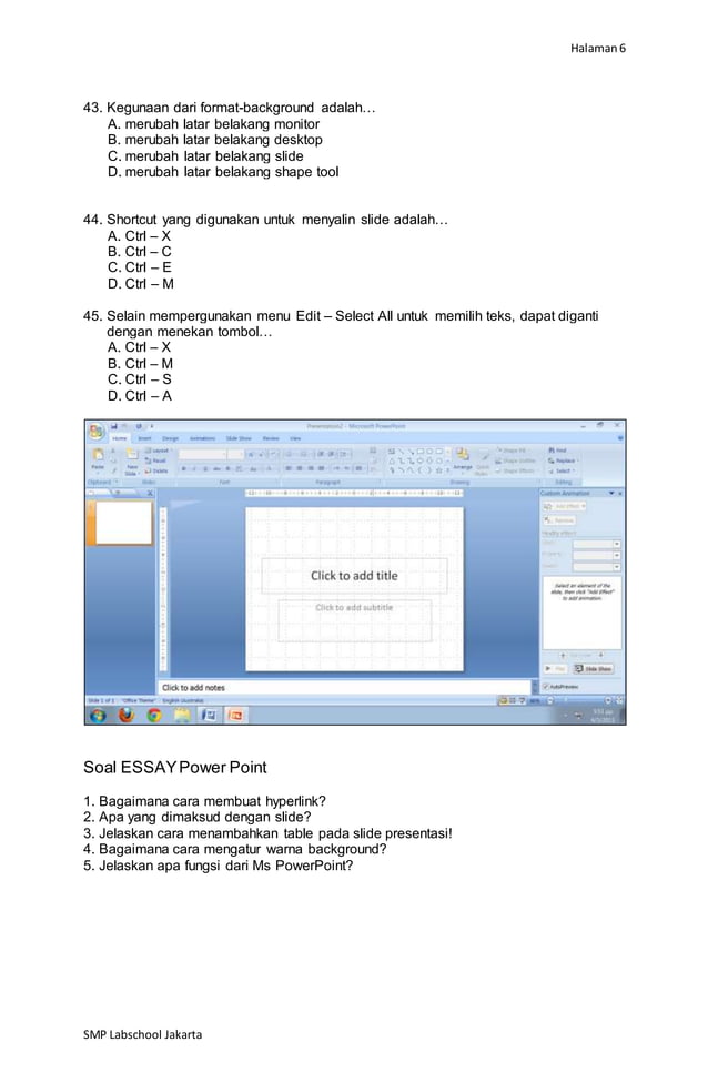 Soal power-point-aksel-1-cetak | DOCX