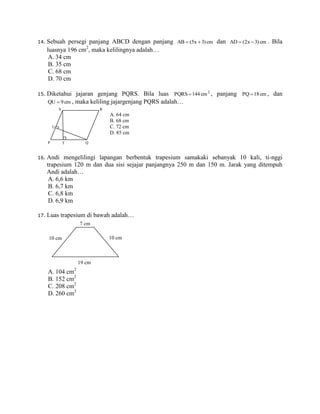 Soal soal-bangun-datar | PDF