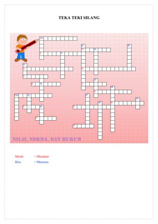 Soal soal-pkn-norma-nilai-dan-hukum-kelas-x1 | PDF