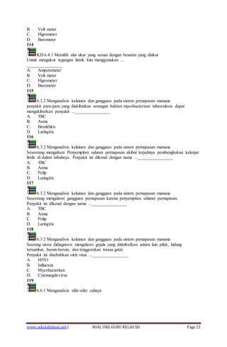 Soal ukg-guru-sd | DOCX