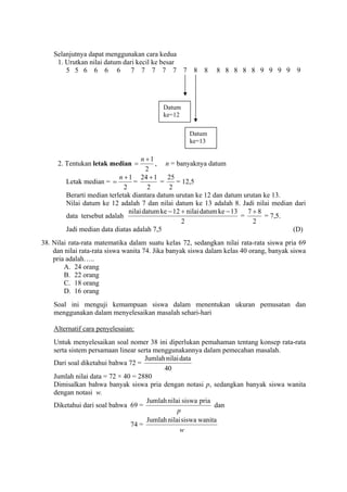 Soal un-matematika-smp-dan-pembahasannya-a | PDF
