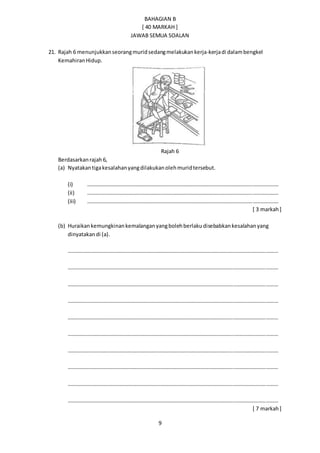 SOALAN UJIAN KHB TINGKATAN 1 | PDF