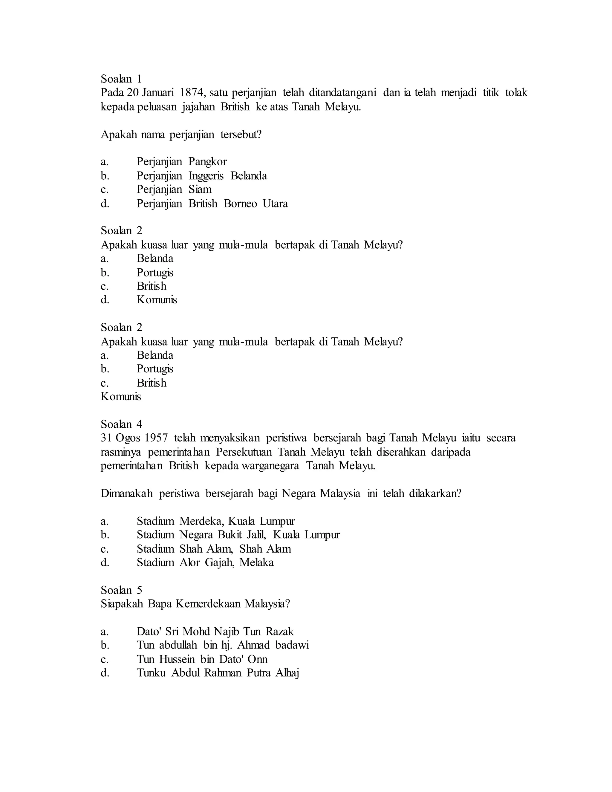 Soalan kuiz-kemerdekaan-2017 | DOCX