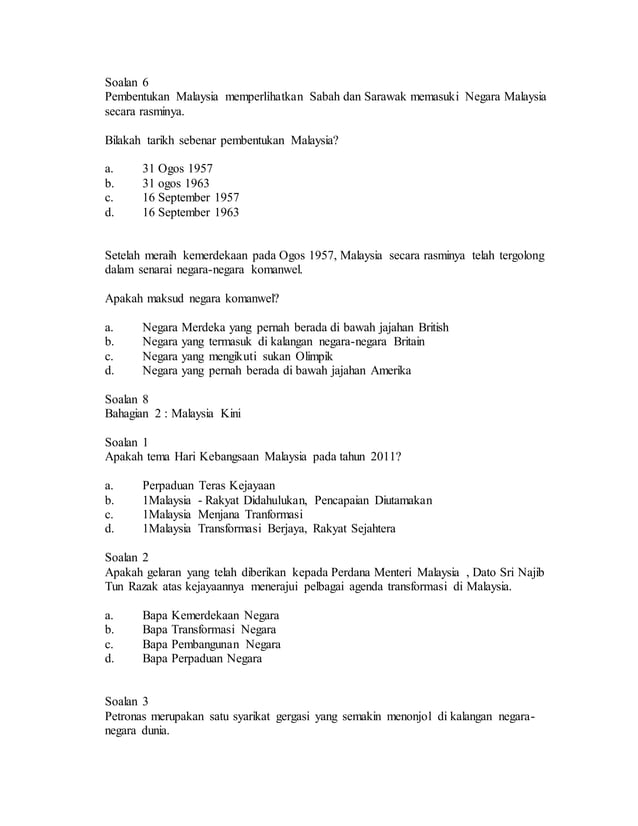 Soalan kuiz-kemerdekaan-2017 | DOCX