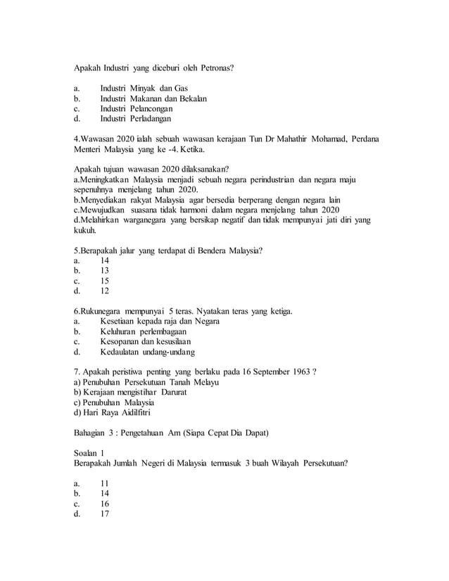 Soalan kuiz-kemerdekaan-2017 | DOCX