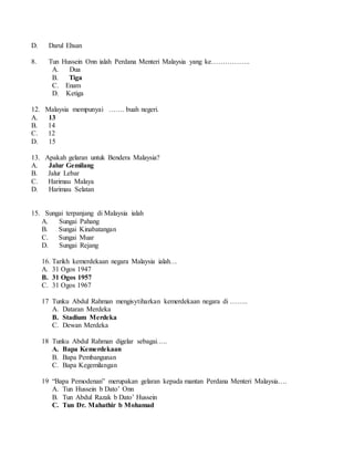 Soalan kuiz-kemerdekaan-2017 | DOCX