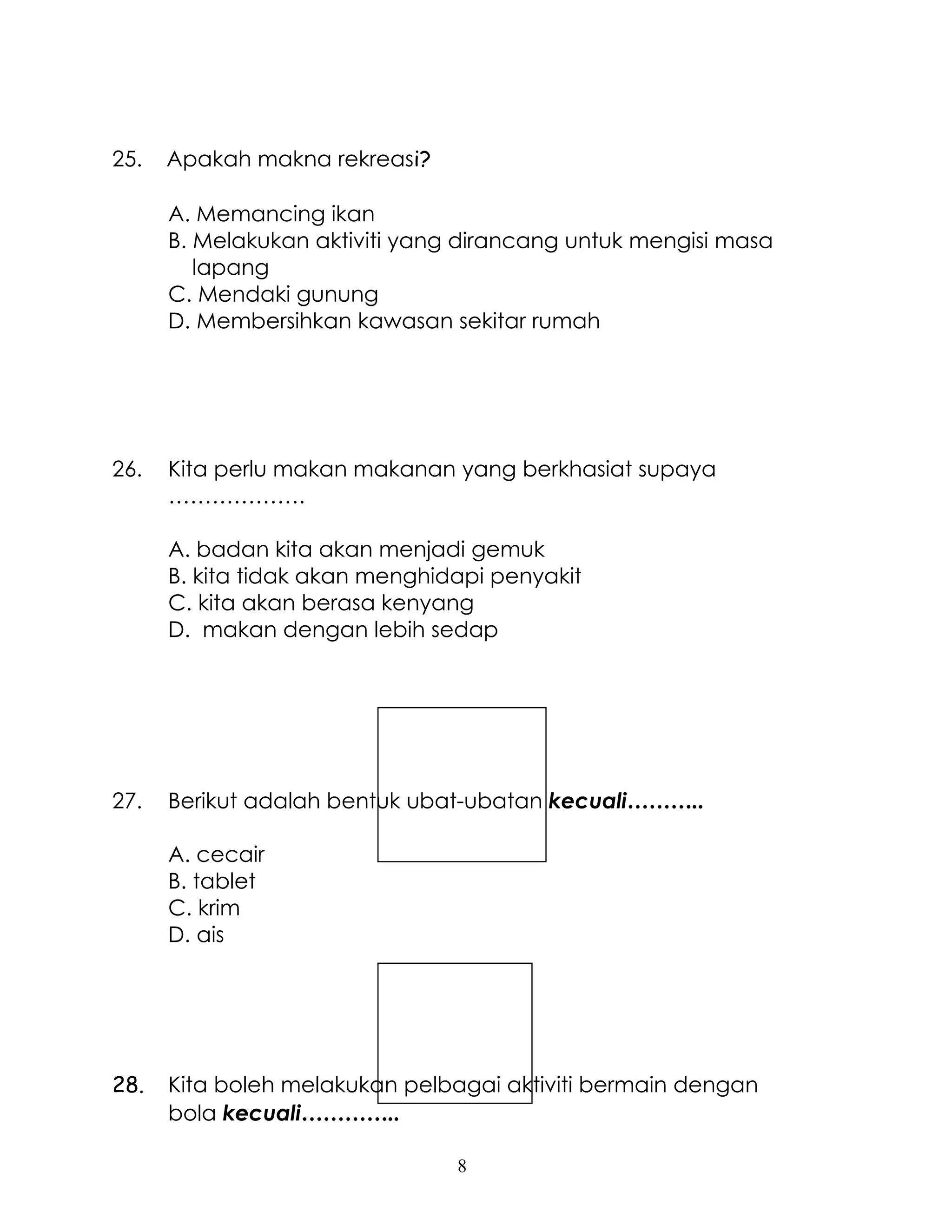 Soalan pjk-tahun-1 | DOC