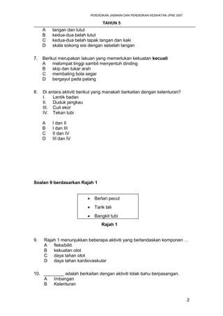 Soalan pjpk-tahun-5 | PDF