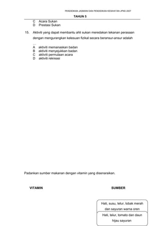 Soalan pjpk-tahun-5 | PDF