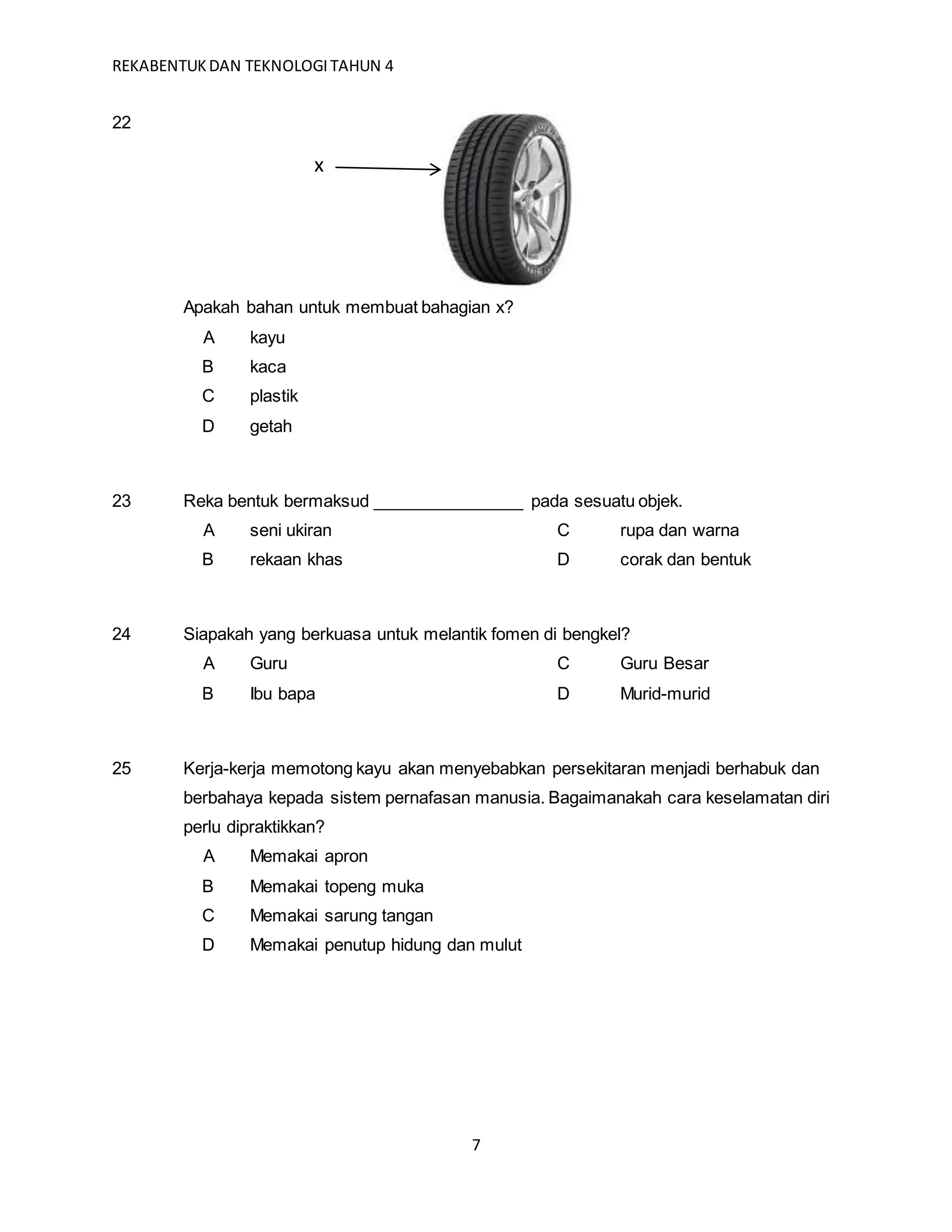 Soalan rbt-akhir-tahun-4 | PDF