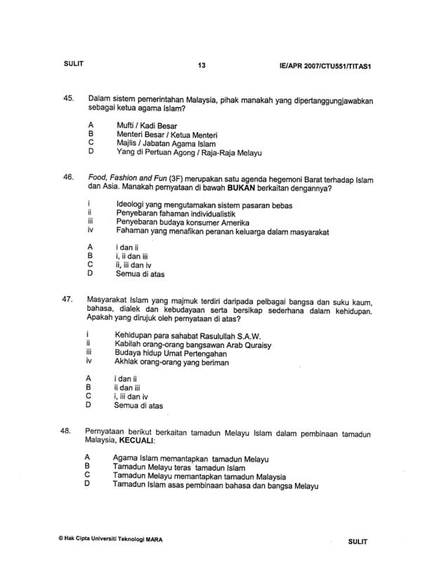 Soalan titas 1 | DOC