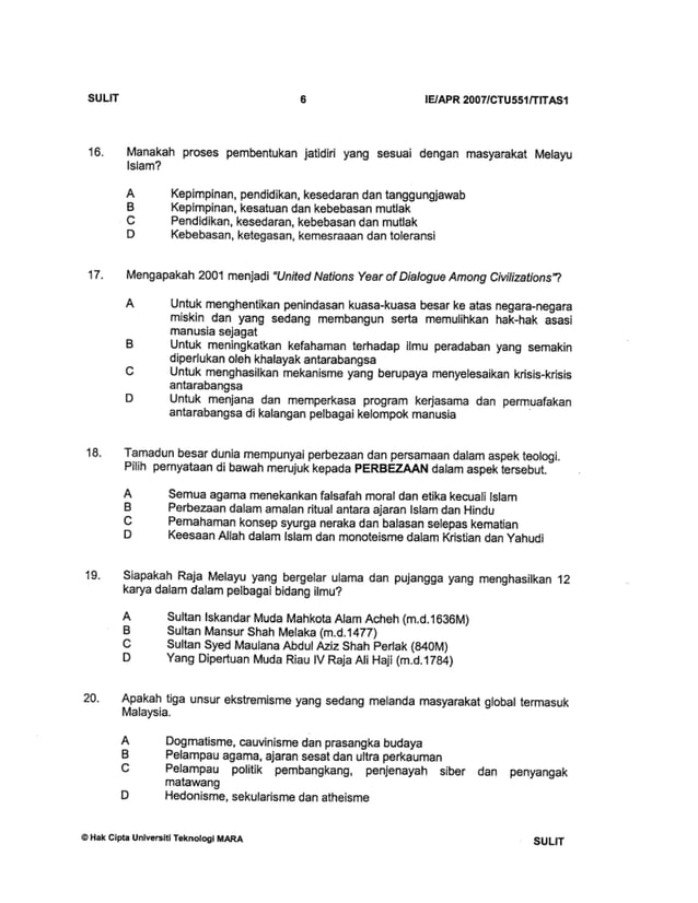 Soalan titas 1 | DOC