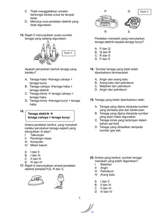 Soalan ujian bulanan sains Tahun 5 | PDF