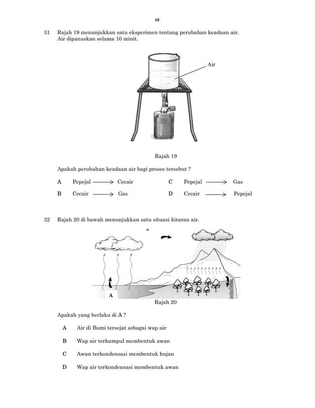 Soalan akhir tahun tahun 5 - sains kertas 1 - 2015 | PDF