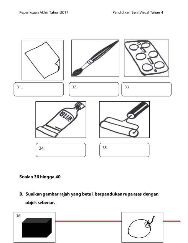 Soalan akhir tahun 4 psv
