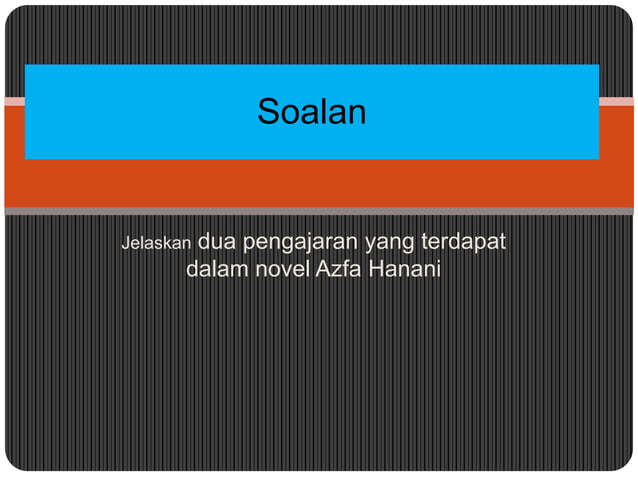 Soalan azfa hanani | PPTX