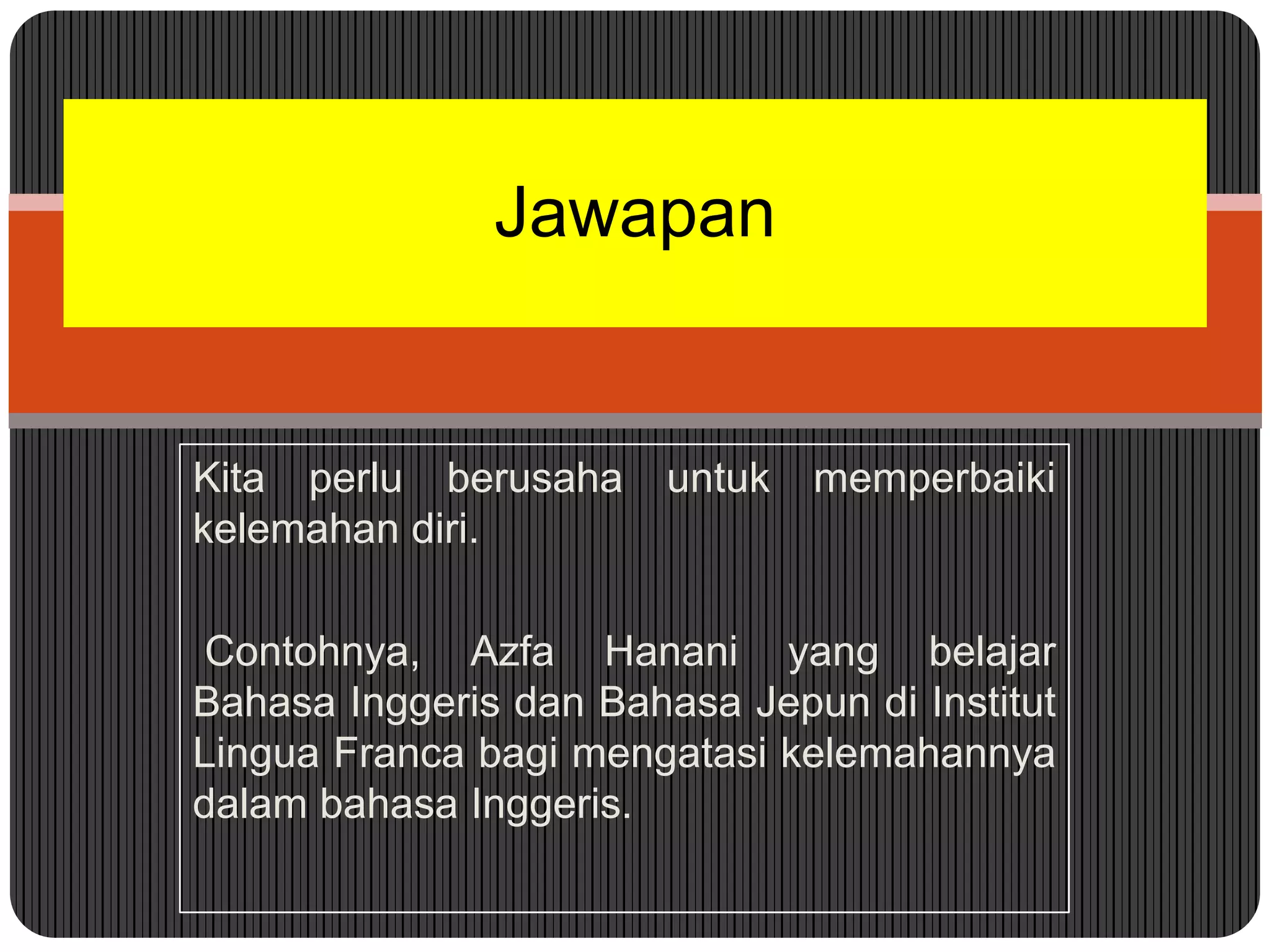 Soalan azfa hanani | PPT