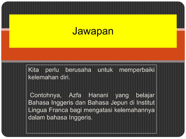 Soalan azfa hanani | PPT