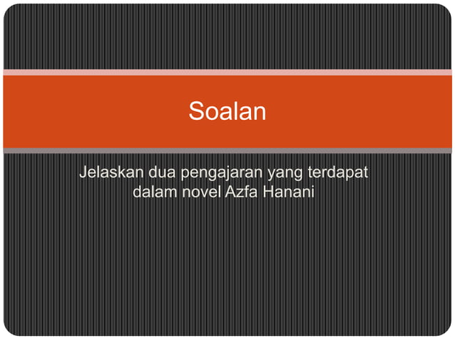 Soalan azfa hanani..new