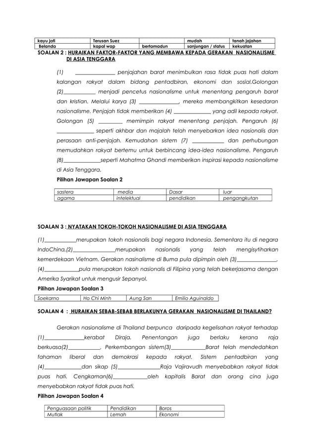 Soalan bab 2 tingkatan 5 | PDF