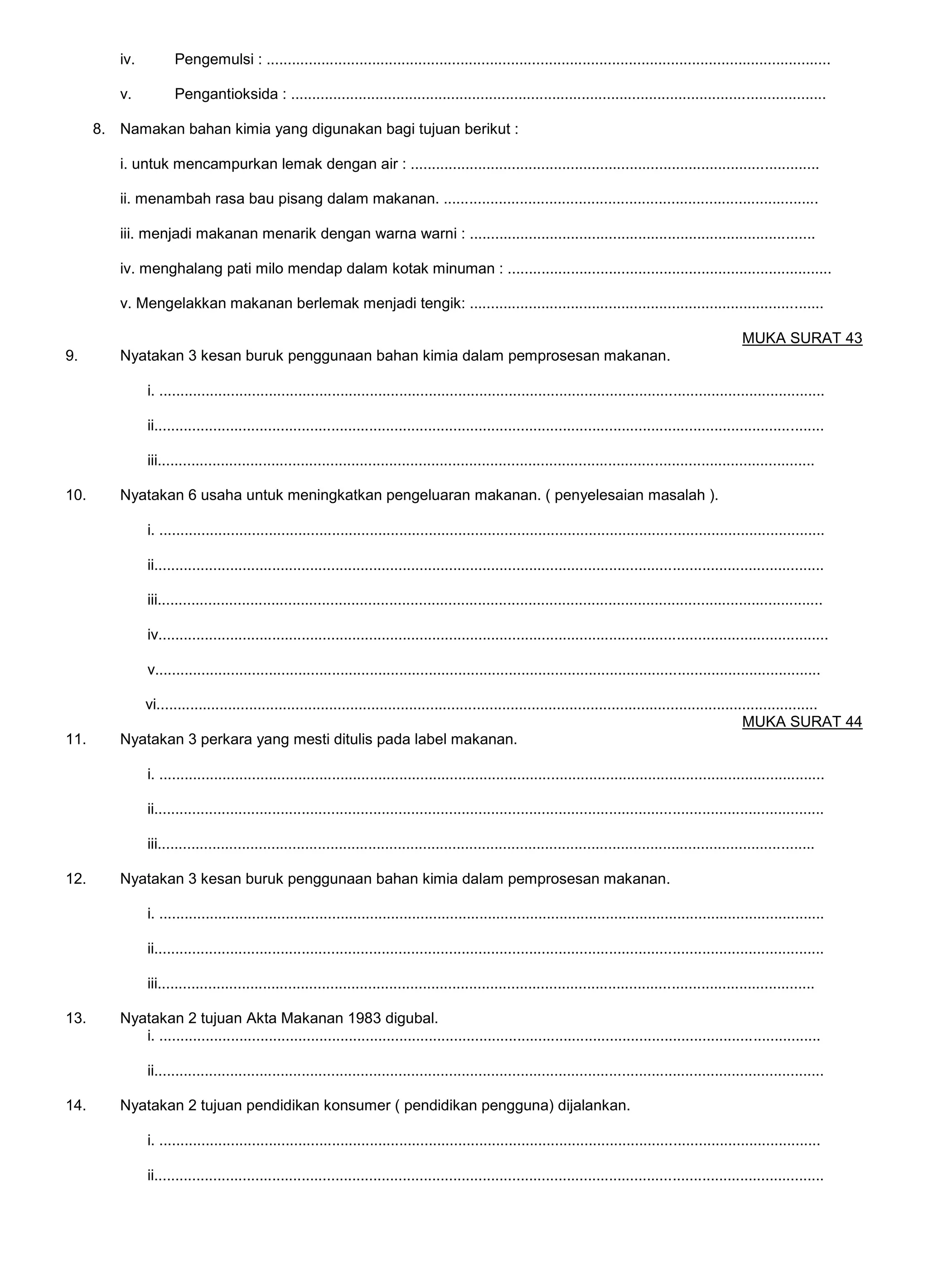 Soalan bagi modul nota ringkas 5 | PDF