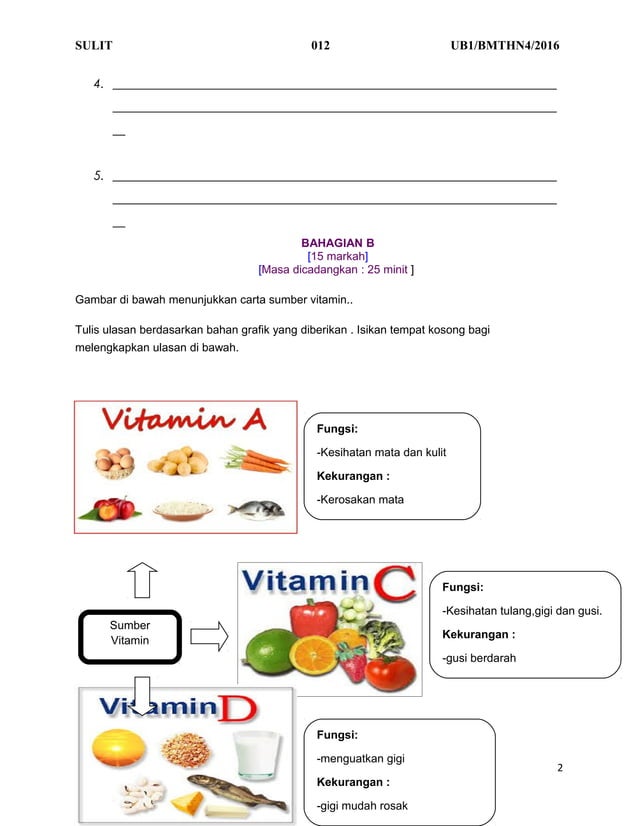 Soalan bahasa malaysia tahun 4 ujian bulanan 1 pengenalan format baharu | PDF