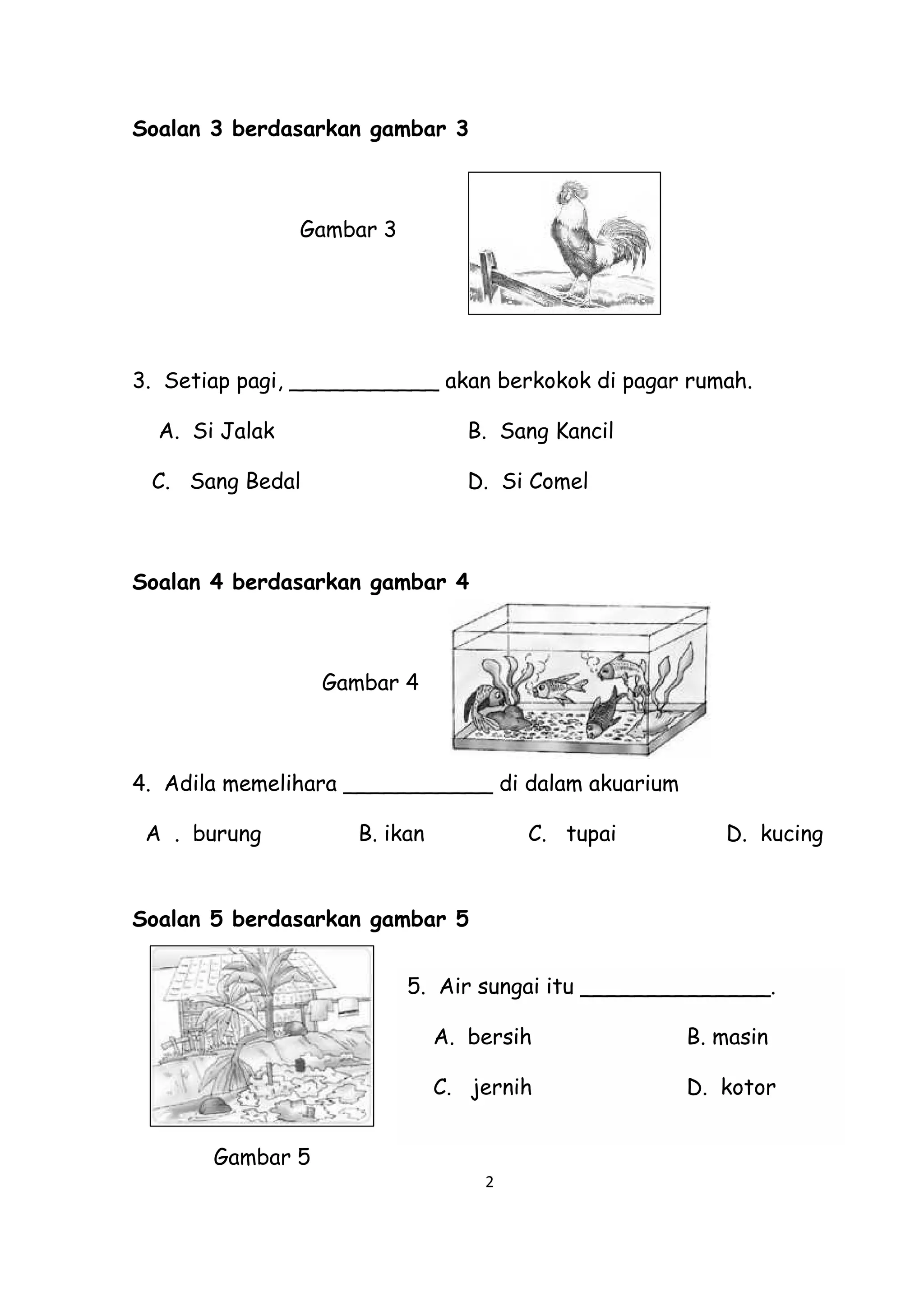 Soalan BM thn 2 skt | PDF