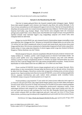 Soalan dan jawapan | PDF