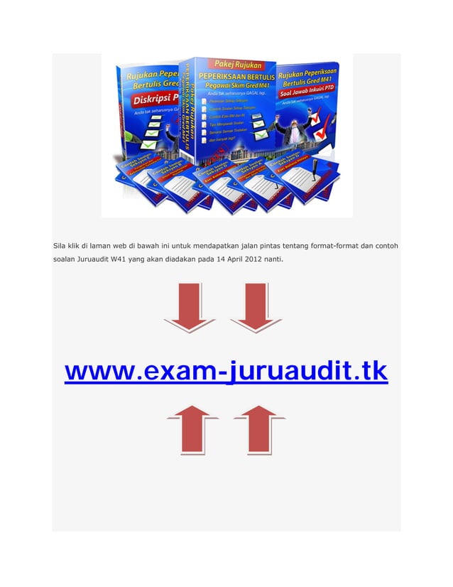 Soalan exam juruaudit w41 | PDF