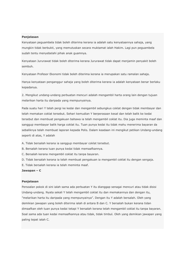 Soalan exam penguasa kastam wk1 1 | PDF