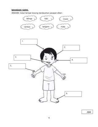 Soalan exam sn t1 2016 | DOCX