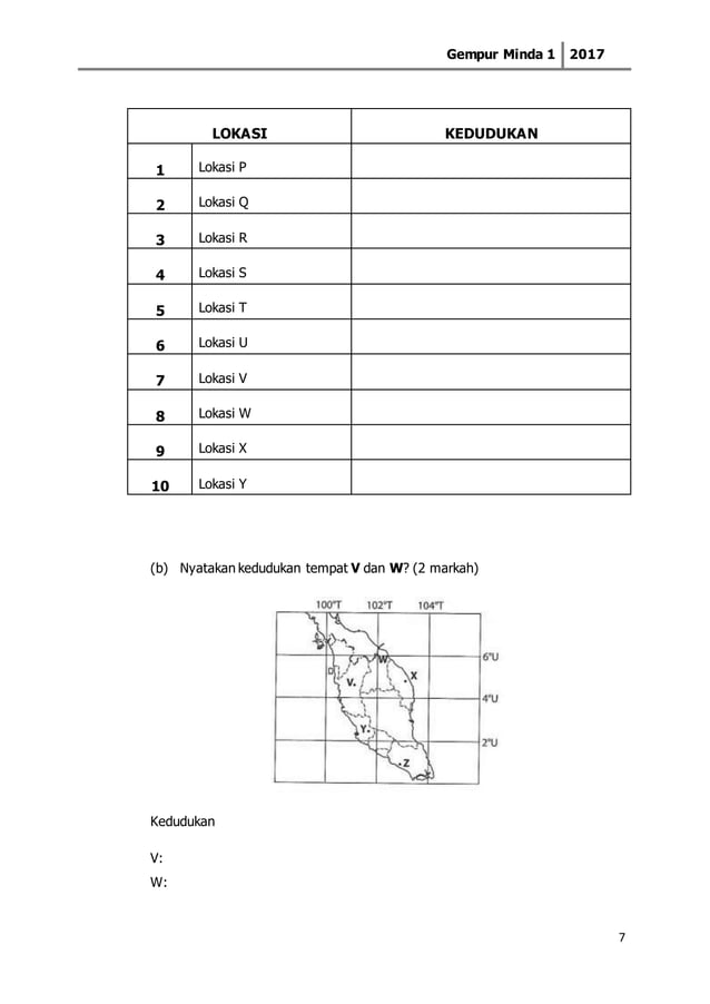 Soalan geogarfi | PDF
