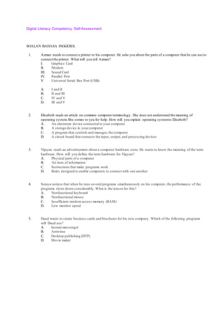 Soalan ictl bi | DOCX