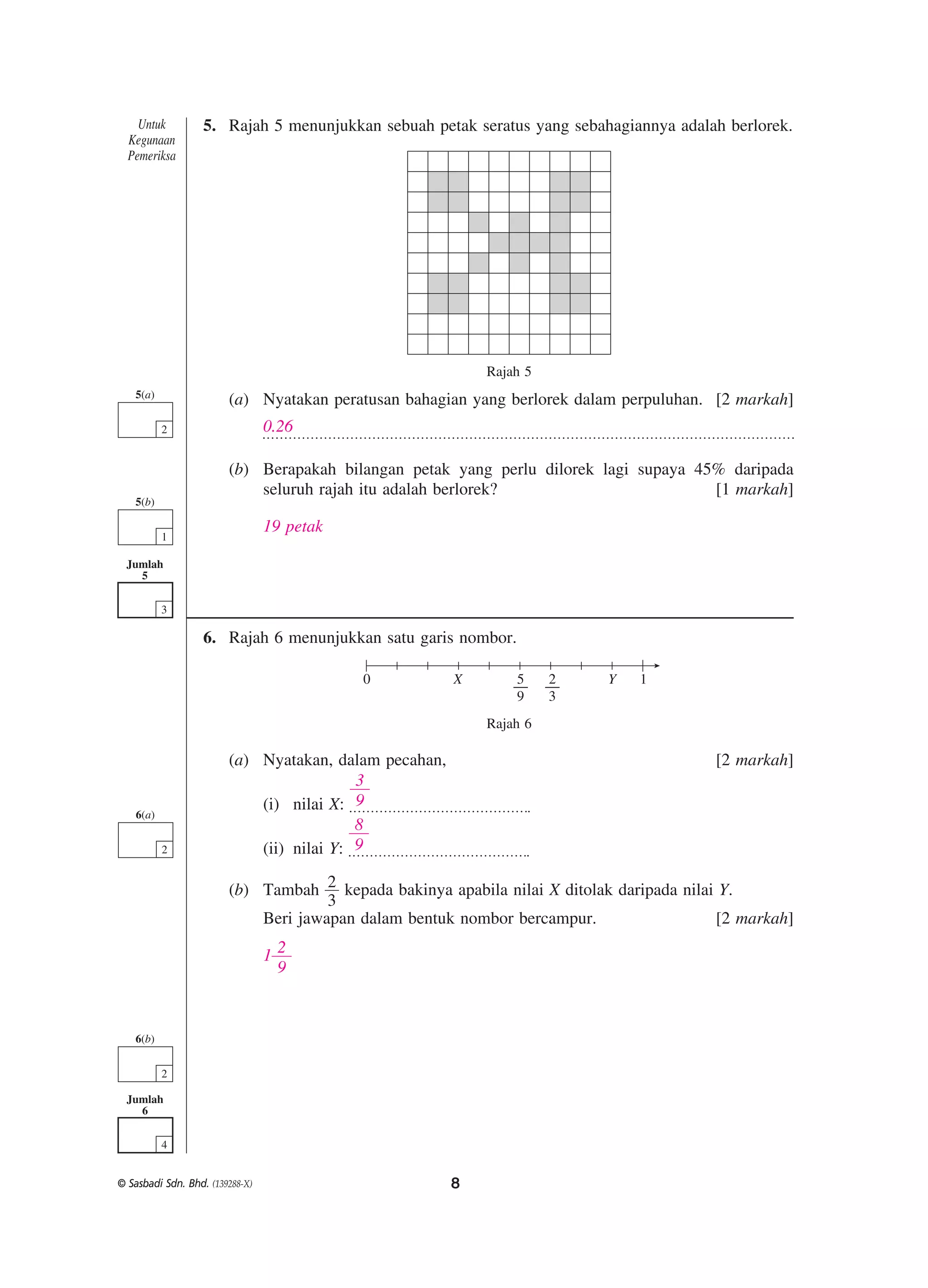 MATEMATIK TAHUN 4 - SOALAN + JAWAPAN | PDF