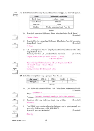 MATEMATIK TAHUN 4 - SOALAN + JAWAPAN | PDF