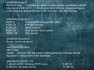 Soalan kejuruteraan perisian dan pembangunan sistem | PDF