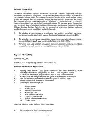 Soalan kerja kursus bmm3104 2014 (1)siap (1) | DOC