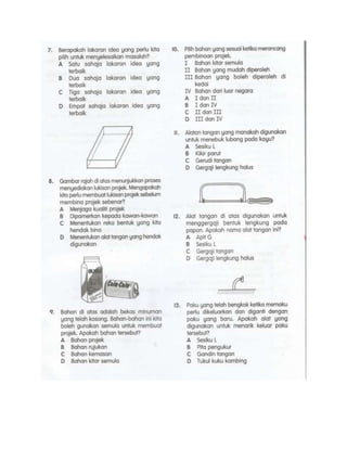 Soalan kh ujian 1 thn 6 (2015) | DOCX