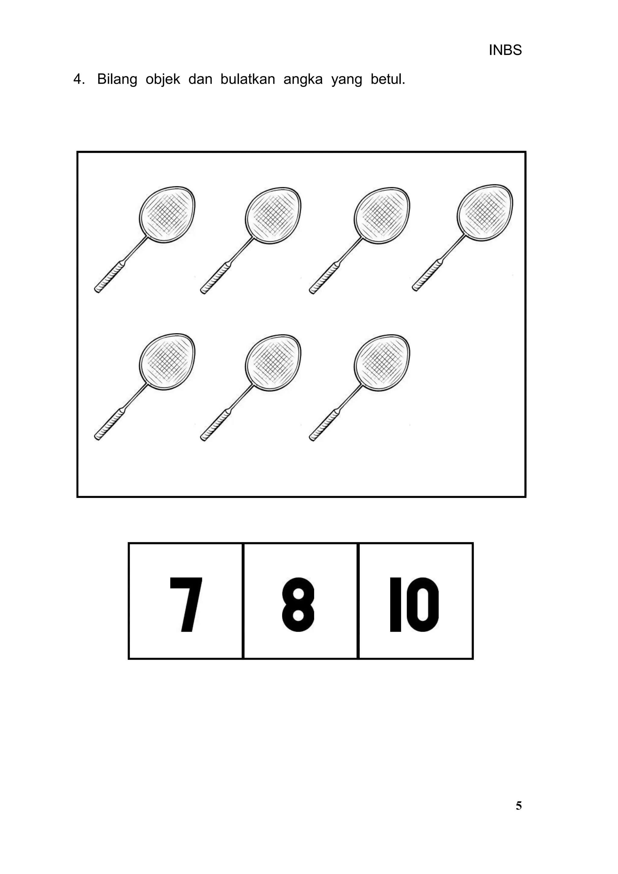 soalan matematik tahun 1, murid pemulihan | PDF