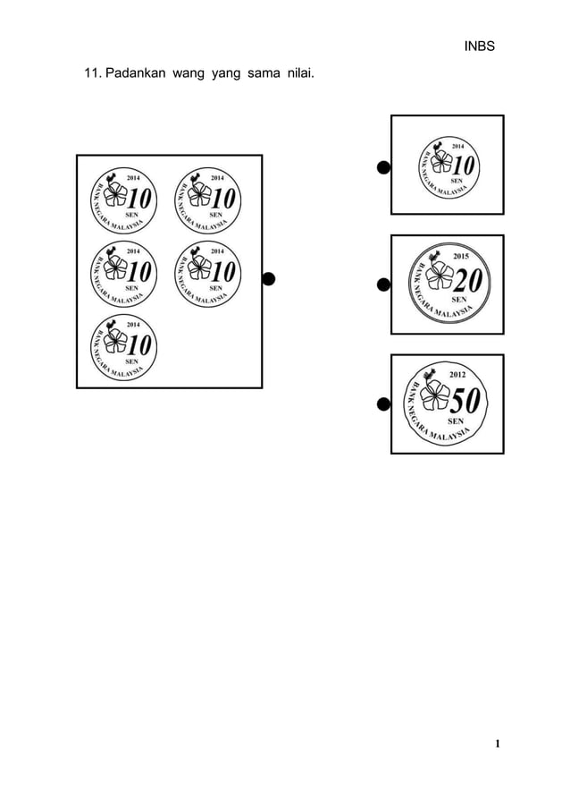 soalan matematik tahun 1, murid pemulihan | PDF