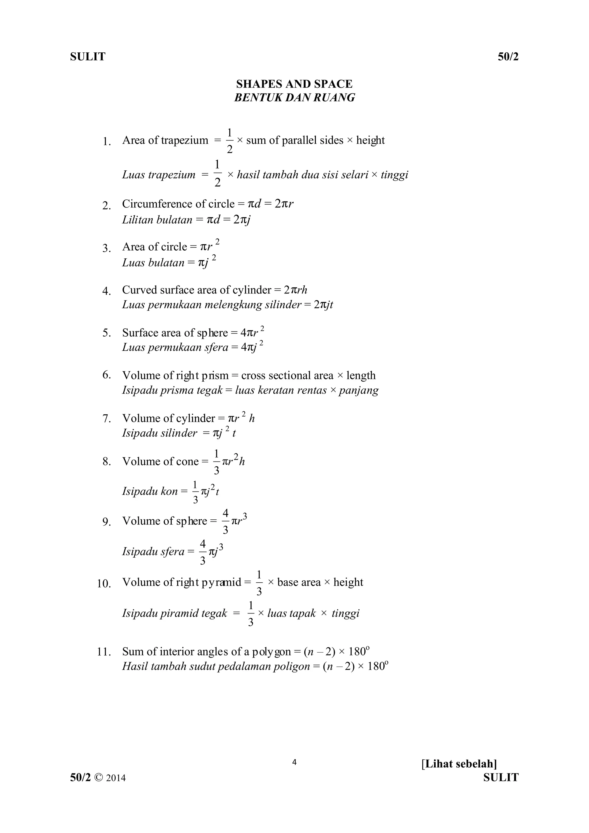 Soalan math f3 | PDF