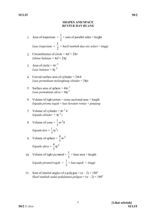 Soalan math f3 | PDF