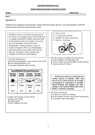 PT3 English | DOCX