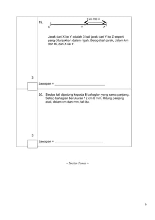 Soalan mt tahun 4 k2