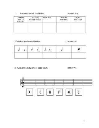 Soalan muzik thn6 | DOC