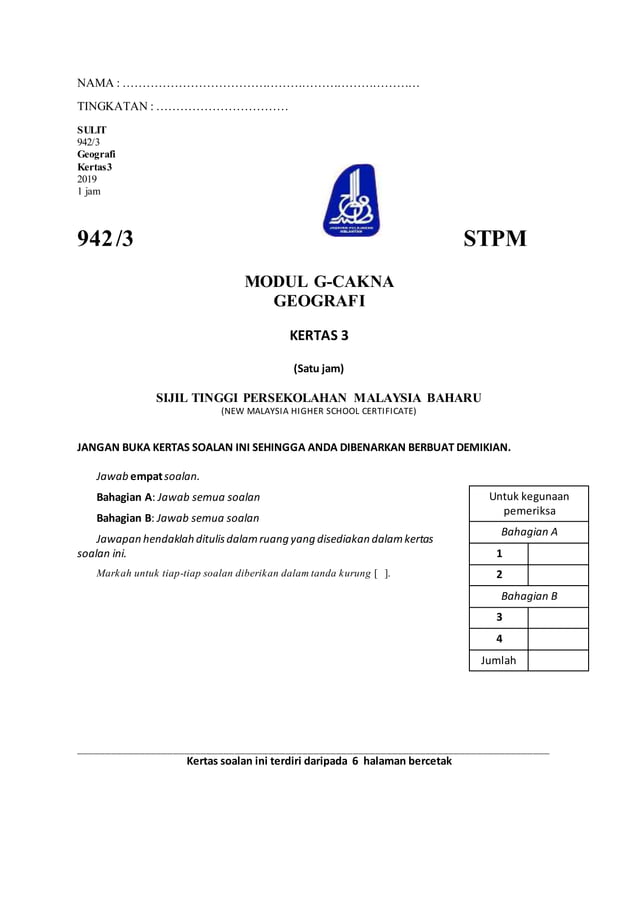 Soalan p3 modul 2019 kelantan | PDF