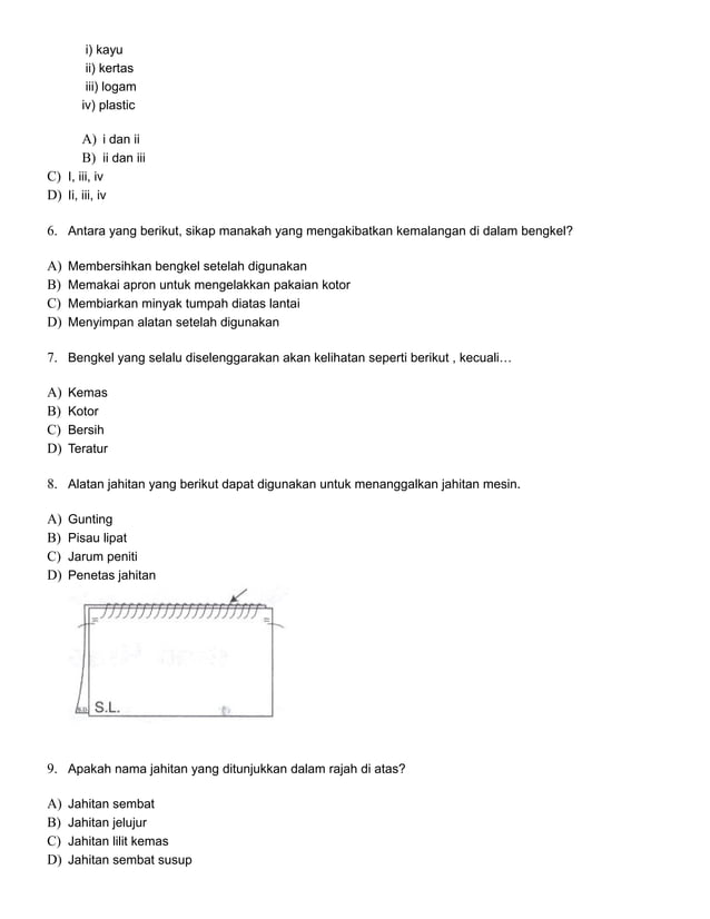 Soalan periksa setengah tahun kh tahun 5 | RTF
