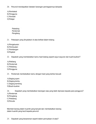 Soalan periksa setengah tahun kh tahun 5 | RTF