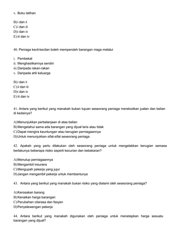 Soalan periksa setengah tahun kh tahun 5 | PDF