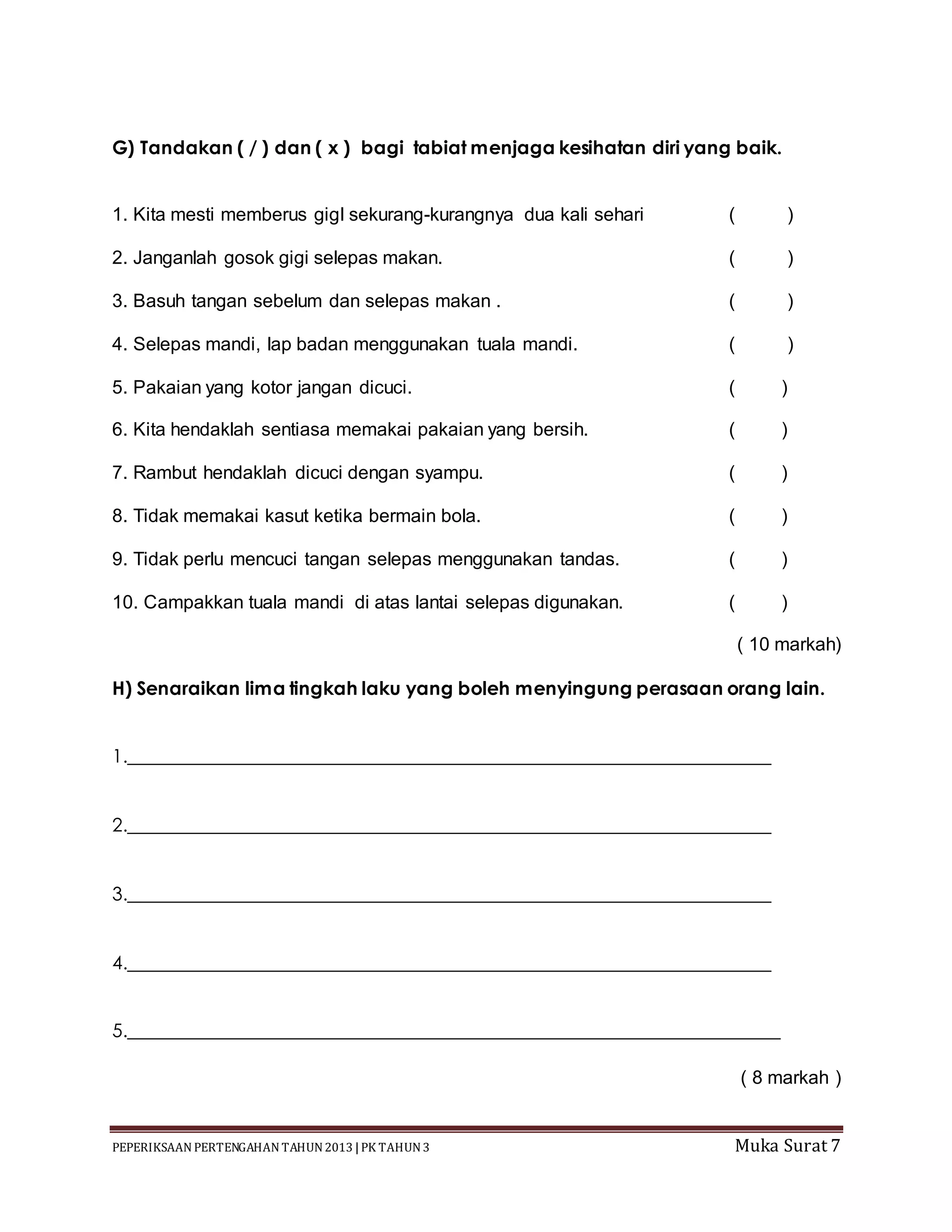 Soalan pjpk t3 ppt2013 | DOCX